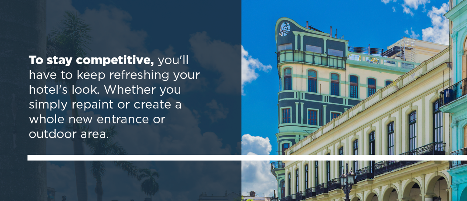 Exterior Hotel Renovation Ideas to Help Bring in Guests